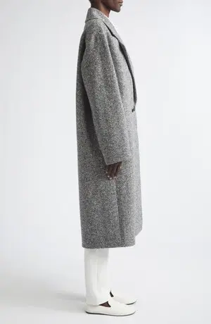 Lafayette 148 New York Notch Lapel Alpaca & Wool Blend Coat