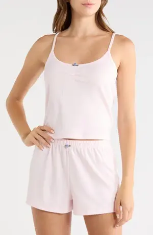Honeydew Intimates Blissful Pointelle Jersey Pajamas - Pink