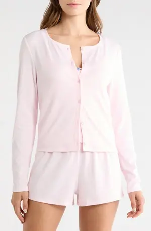 Honeydew Intimates Blissful Pointelle Jersey Pajamas - Pink