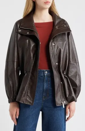 Sam Edelman Faux Leather Anorak