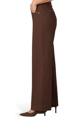 Wit & Wisdom Sam High Waist Wide Leg Jeans - Cold Brew