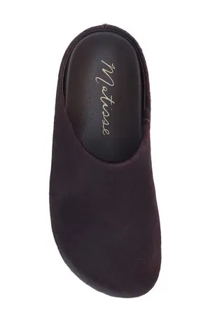Matisse Daria Genuine Calf Hair Mule - Fig