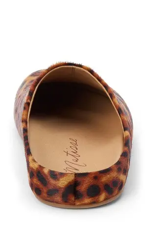 Matisse Daria Genuine Calf Hair Mule - Leopard