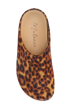 Matisse Daria Genuine Calf Hair Mule - Leopard
