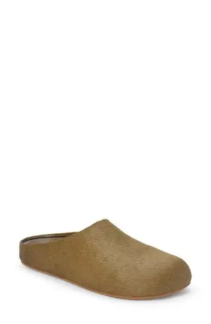 Matisse Daria Genuine Calf Hair Mule - Moss