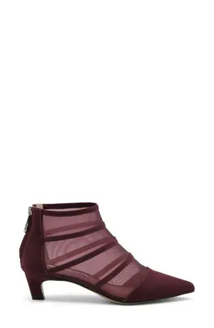 CHARLES DAVID Alpha Pointed Toe Bootie - Wine