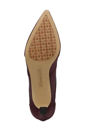 CHARLES DAVID Alpha Pointed Toe Bootie - Wine