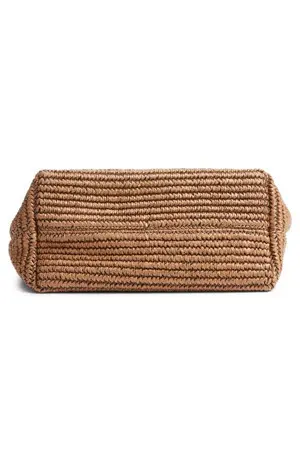 Vince Small Vivian Raffia Hobo Bag