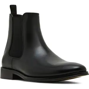 Steve Madden Avenue Chelsea Boot - Black Leather