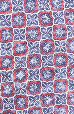 David Donahue Geometric Silk Tie