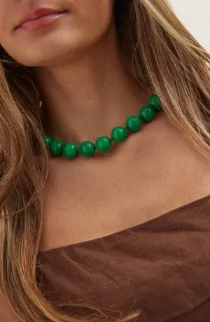 Baublebar Jane Beaded Necklace - Green