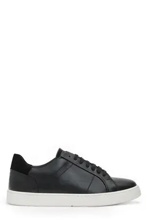 Bruno Magli Martino Low Top Sneaker - Black Leather