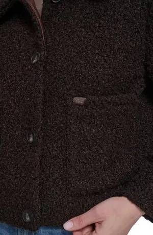 LEVI'S Cropped Bouclé Jacket - Java