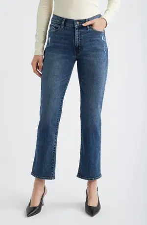 FRAME The Borrowed Distressed Boyfriend Jeans