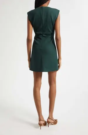 Veronica Beard Imara Gathered Waist Minidress