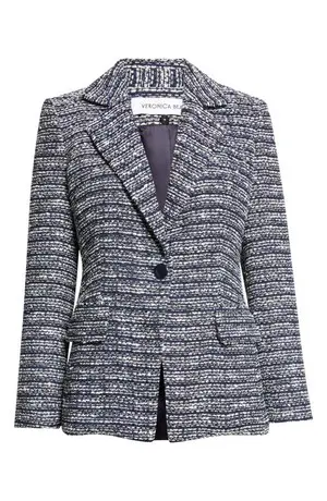 Veronica Beard Healy Tweed Dickey Jacket
