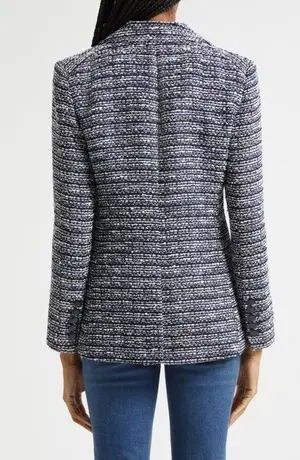 Veronica Beard Healy Tweed Dickey Jacket