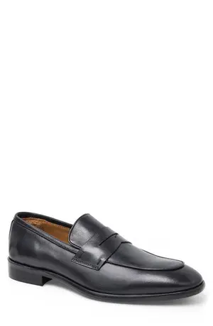 Bruno Magli Vivaldi Penny Loafer - Black Leather