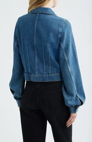 Paige Pacey Crop Denim Jacket