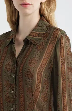 Paige Desano Paisley Button-up Shirt