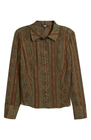 Paige Desano Paisley Button-up Shirt