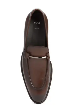 BOSS Teylor Bit Loafer - Dark Brown