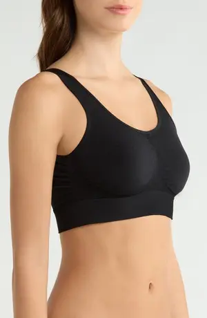 Nordstrom Seamless Tank Bralette - Black