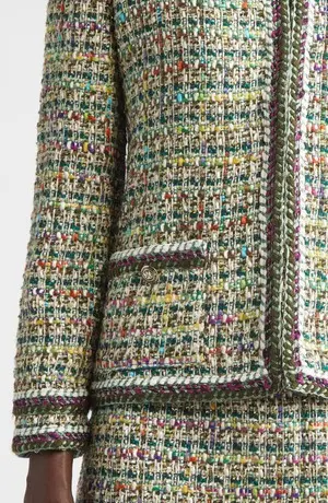 St. John Forest Tweed Jacket