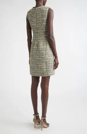 St. John Forest Tweed Dress