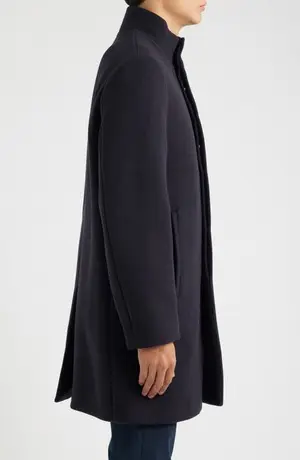 Theory Belvin Longline Coat - Baltic