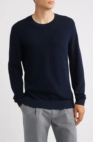Theory Riland Crewneck T-shirt - Baltic
