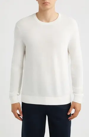 Theory Riland Crewneck T-shirt - Ivory