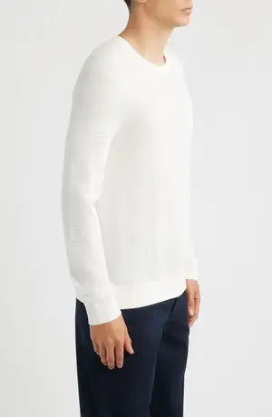 Theory Riland Crewneck T-shirt - Ivory