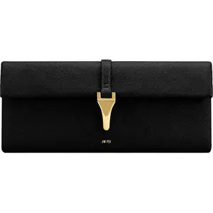 Jw Pei Zaria Pebbled Faux Leather Clutch - Black