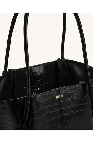 Jw Pei Nala Croc Embossed Faux Leather Tote