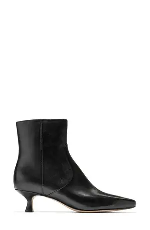 Cole Haan Tyldie Kitten Heel Bootie - Black Leather