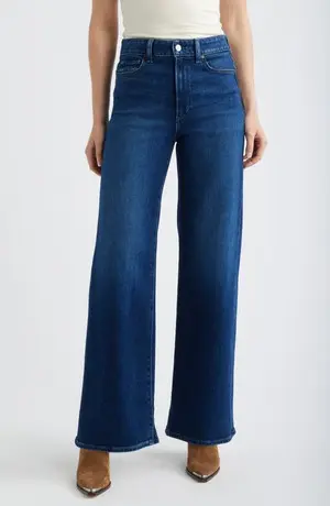 Paige Vanessa High Waist Wide Leg Jeans - Willat