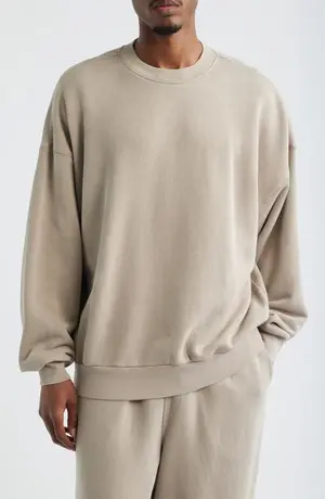 ELWOOD Crewneck Sweatshirt Tan