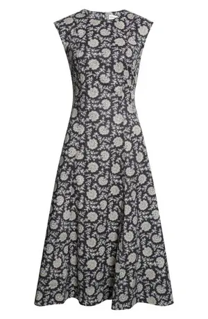 Veronica Beard Dulce Stretch Cotton Dress