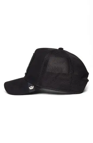 GOORIN BROS Panther Patch Faux Suede Snapback Trucker Hat