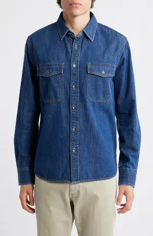 Rag & Bone Infuse Denim Button-up Shirt