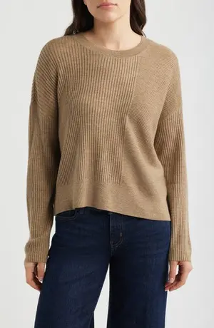 EILEEN FISHER Merino Wool Crewneck Sweater