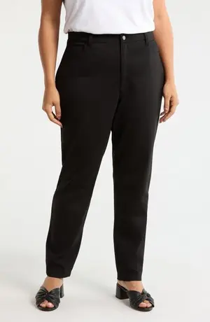 Eileen Fisher High Waist Slim Pants