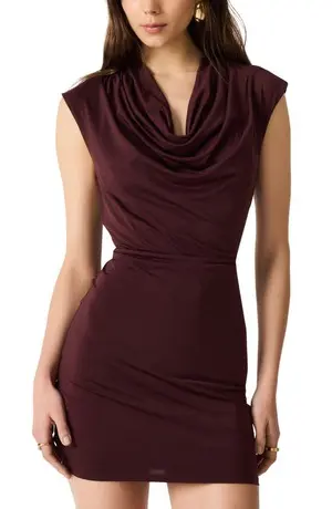 Steve Madden Leticia Cowl Neck Minidress