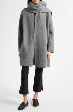 Vince Mid Rise Crop Flare Pants With Side Split Hem
