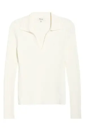 Madewell Johnny Collar Sweater - Lighthouse