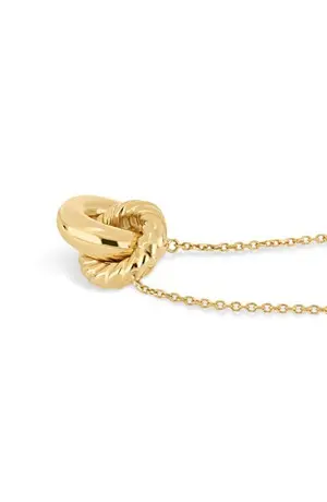 Bony Levy 14k Gold Interlocking Circles Pendant Necklace