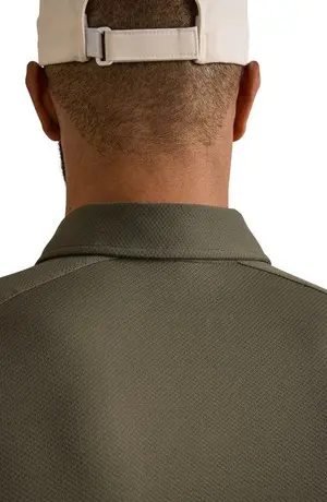 RHONE Performance Piqué Polo - Lichen Green