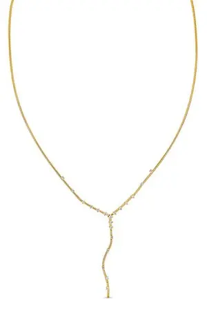 Bony Levy 18k Gold Solstice Diamond Y-necklace - Yellow