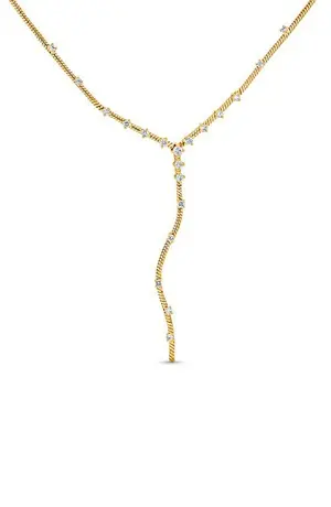 Bony Levy 18k Gold Solstice Diamond Y-necklace